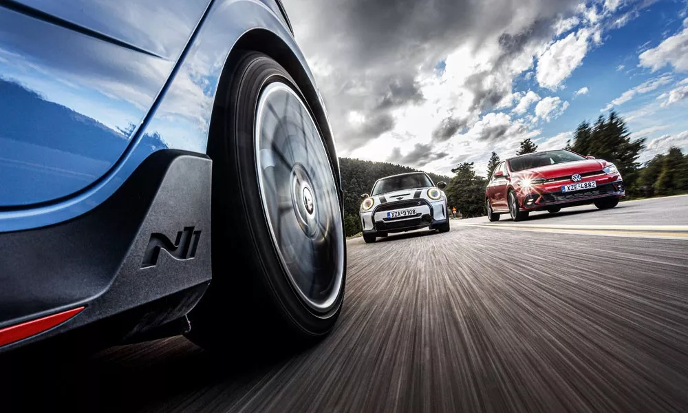 Συγκριτική δοκιμή: Hyundai i20N vs Mini Cooper S vs VW Polo GTI - Music ...